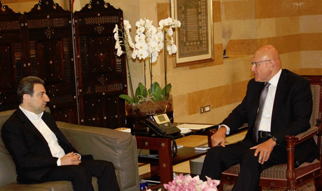 IMLebanon | سلام عرض الأوضاع مع 3 وزراء والعريضي وقائد الجيش