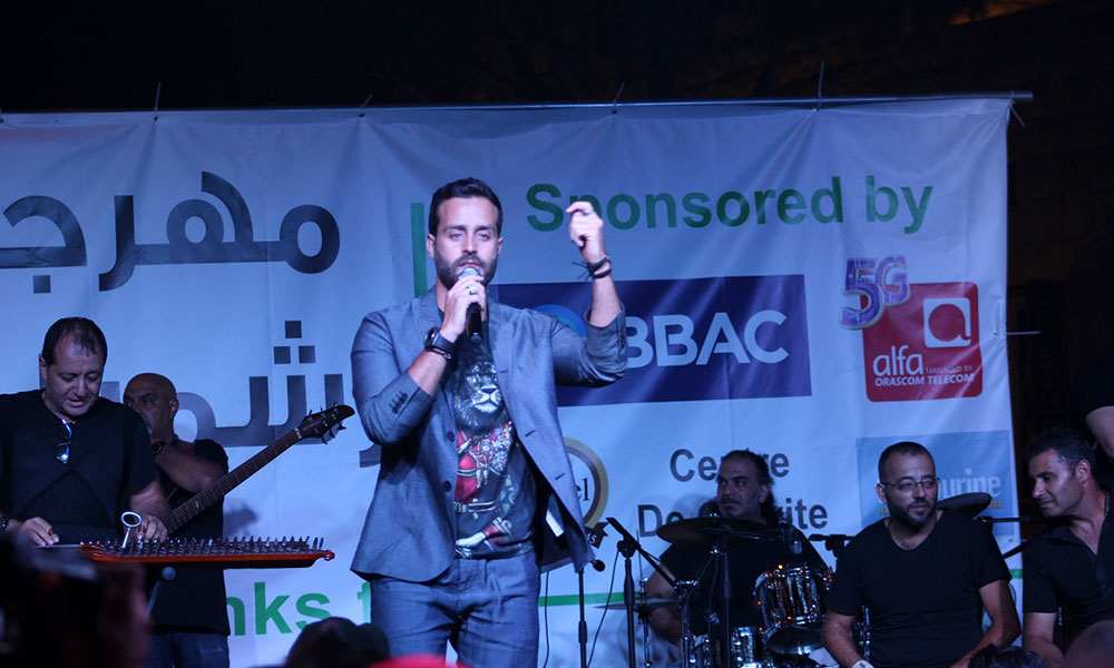 Imlebanon بالصور سعد رمضان يُحيي مهرجانات رشميا
