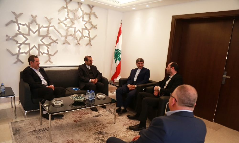 IMLebanon | مراد عرض مع السفير الإيراني قضايا تجارية
